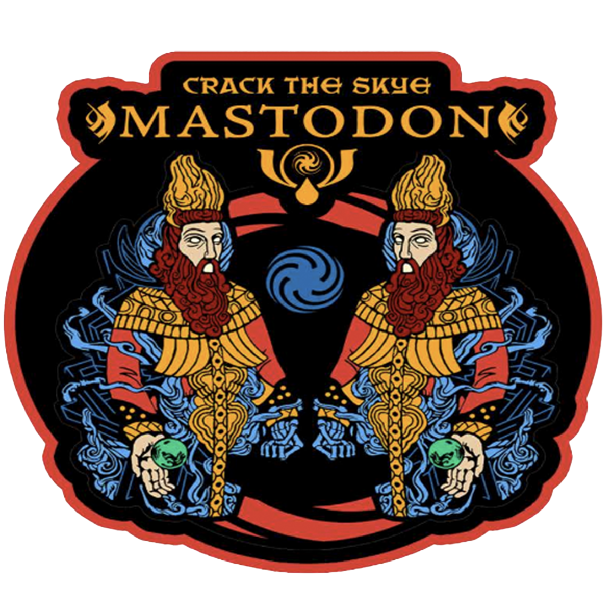 Crack The Skye Woven Patch – Mastodon